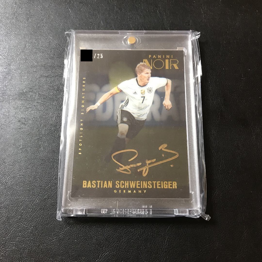 25枚限定 Bastian Schweinsteiger / 2016-17 PANINI NOIR SOCCER / Spotlight ...