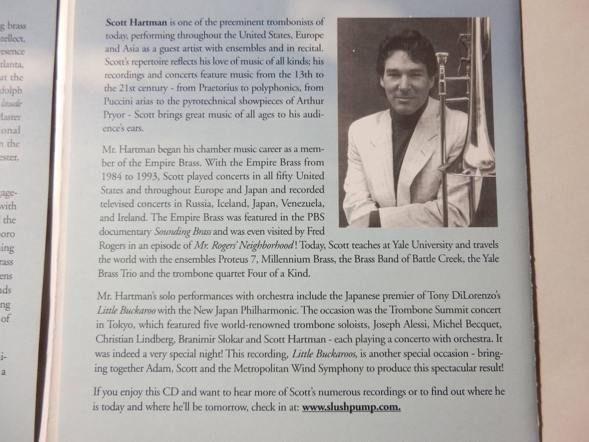 CD/吹奏楽/Little Buckaroos:Scott Hartman:Adam Frey:Metropolitan Wind Symphony/スコット.ハートマン:tb/アダム.フライ ...