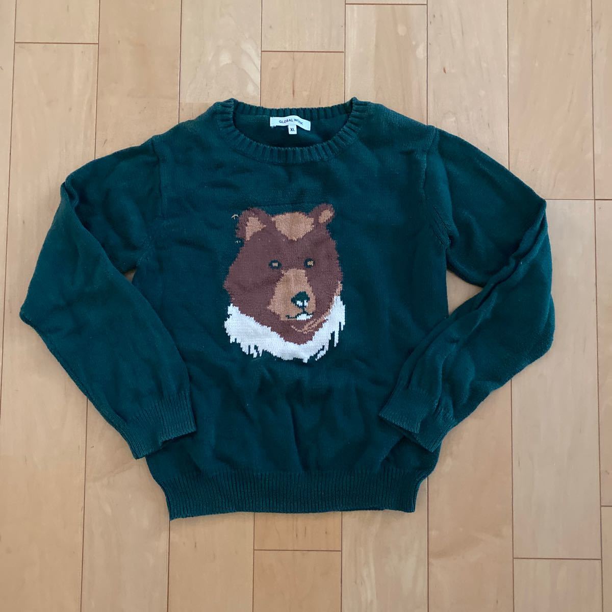 グローバルワーク globalwork 長袖ニット セーター XL 130㎝(130（125～134cm）)｜売買されたオークション情報、yahooの商品情報をアーカイブ公開 - オークファン ...