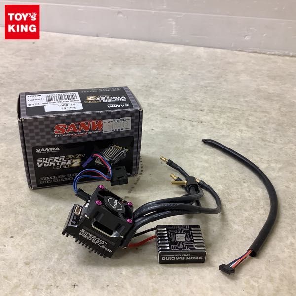1円 サンワ SUPER PRO VORTEX Gen 2 ブラシレス スピードコントローラー YEAH RACING SUPER CAP ...