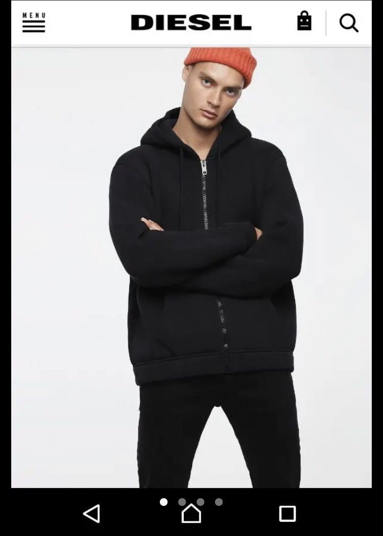DIESEL S-GORDON-ZIP ディーゼル パーカー 定価28000円 試着のみ(トップス)｜売買されたオークション情報、yahooの ...
