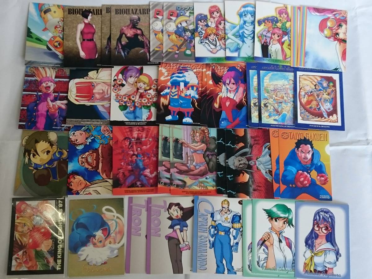 BANDAI CARDDASS MASTERS カード ALL CAPCOM WORLD'98 まとめて(テレビゲーム)｜売買された ...
