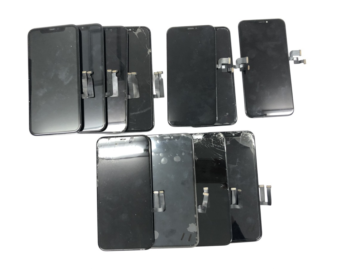 ジャンク品 iPhone11/Xs/X/XR/8Plus/8/7Plus/7/6sPlus/6s/6Plus/6 ガラス割れ液晶 94枚セット 管理番号:1-10 安心保証(その他)｜売買され ...