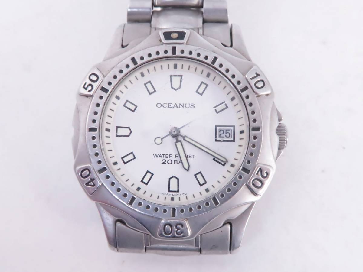CASIO カシオ OCEANUS オシアナス OC-700 ダイバータイプ 20BAR クォーツ 腕時計(OCEANUS)｜売買された ...