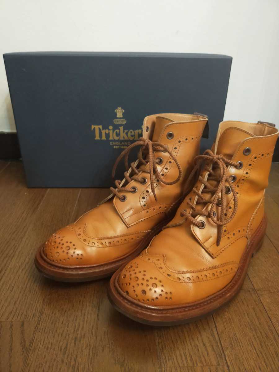トリッカーズ Tricker's カントリーブーツ UK6 24.5cm エイコン(UK6以下)｜売買されたオークション情報、yahooの商品情報をアーカイブ公開 - オークファン ...