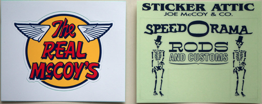 The REAL McCOY'S ザ リアルマッコイズ ステッカー SPEED ORAMA 透明ステッカー(その他)｜売買されたオークション ...
