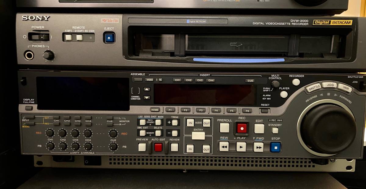 ソニー 放送用 デジタルベータカムレコーダー DVW-2000 デジベ(プロ用、業務用)｜売買されたオークション情報、yahooの商品情報を ...
