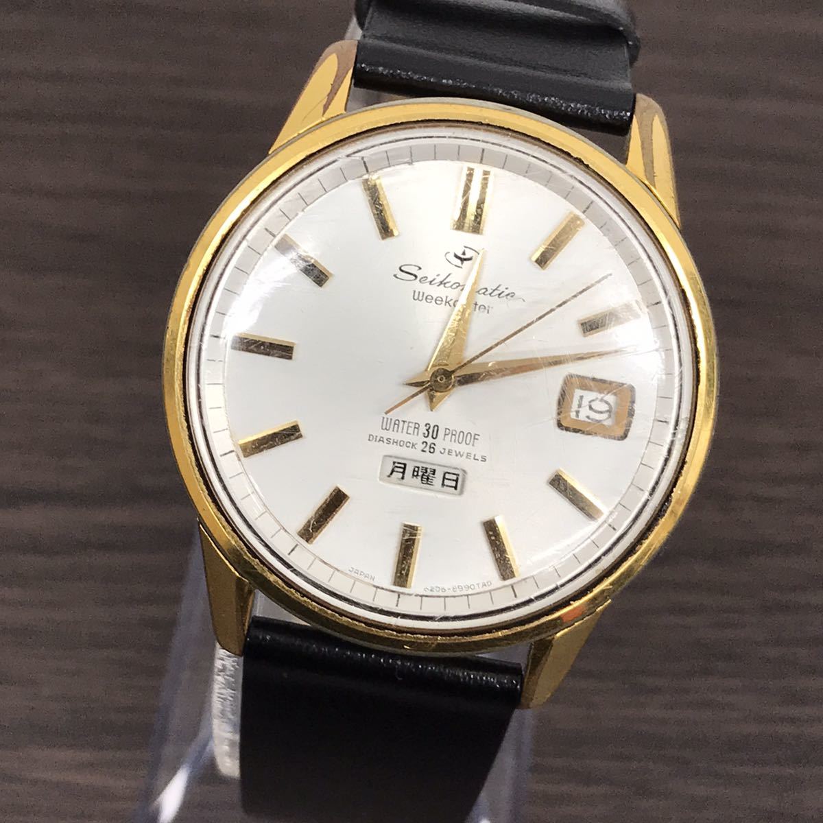 B42 稼働 1円スタ SEIKO MATIC/セイコーマティック 6206-8980 ウィークデータ 26石 自動巻き イルカマーク メンズ腕時計(その他)｜売買されたオークション情報 ...