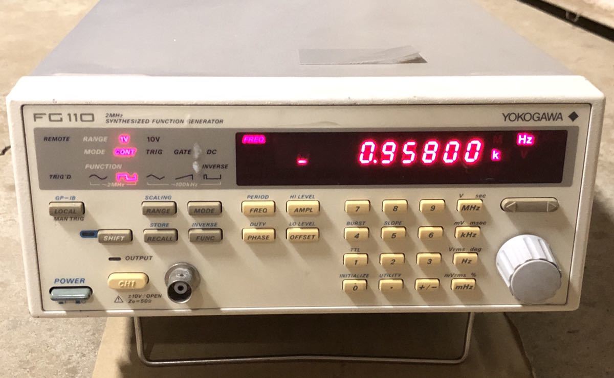 YOKOGAWA/横河電機 FUNCTION GENERATOR / 波形発生器FG110(その他)｜売買されたオークション情報、yahooの ...