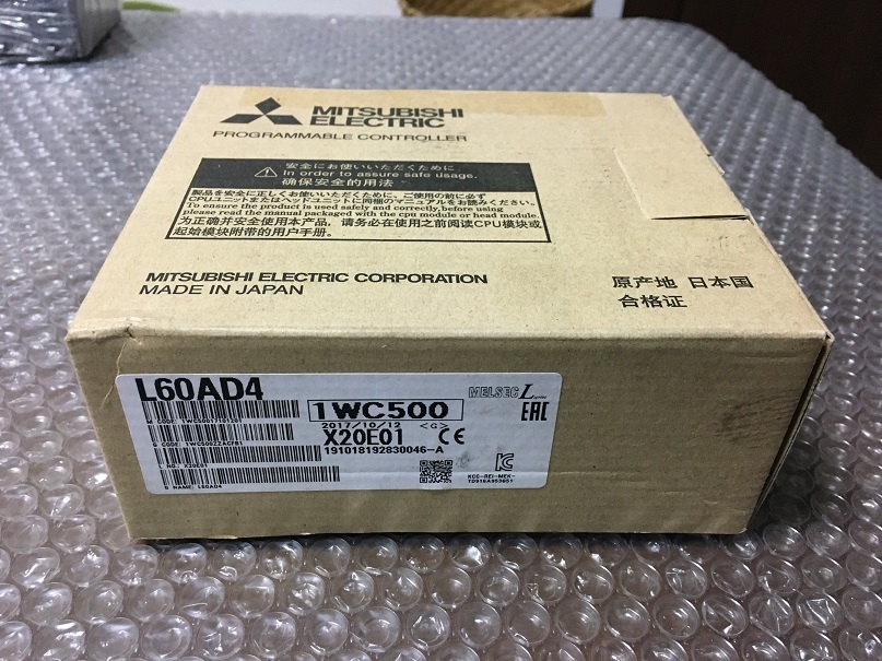 三菱電機 アナログ－デジタル変換ユニット L60AD4 未使用①｜電材、配電用品