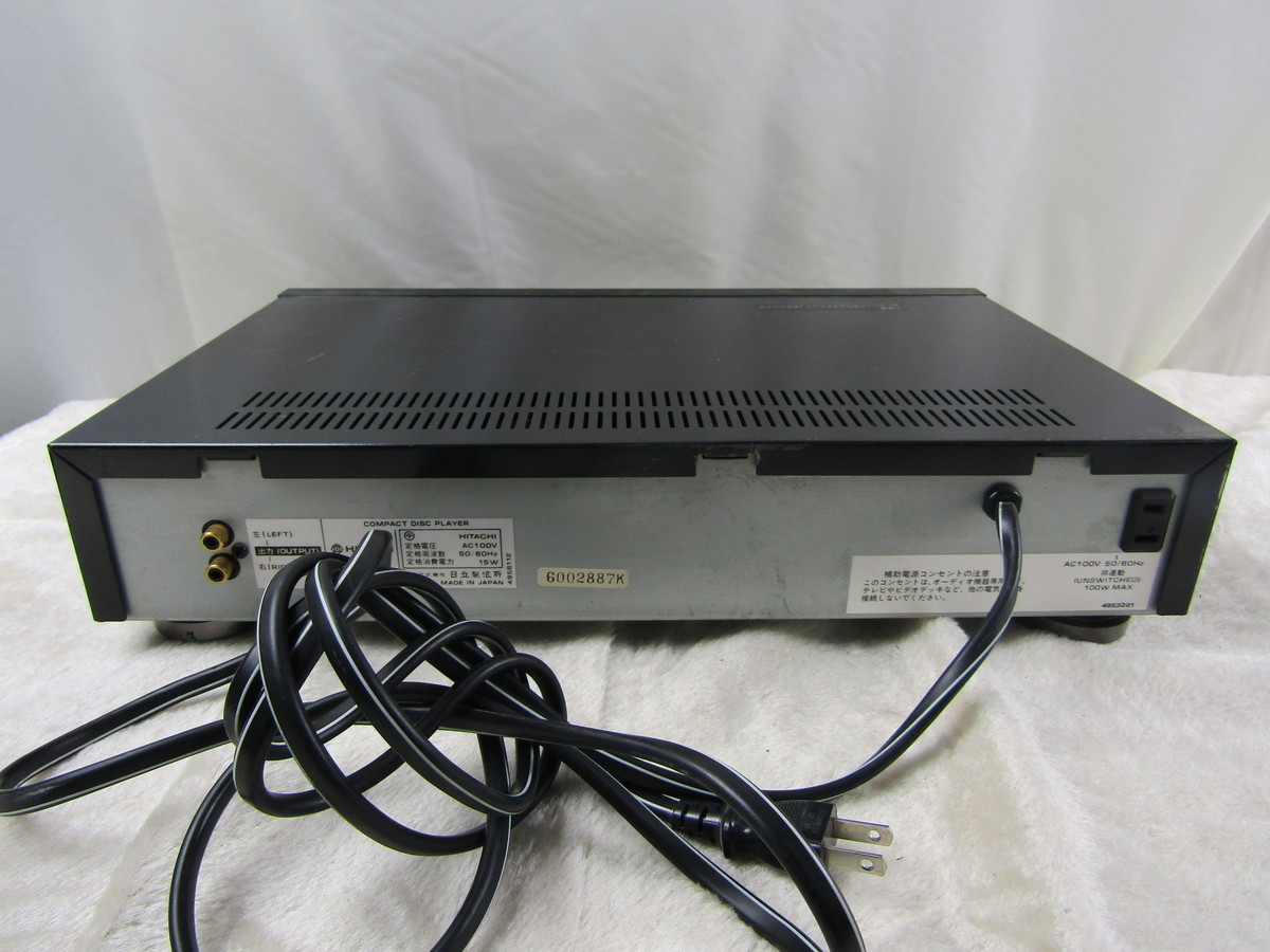 H3-205 HITACHI/Lo-D 日立/ヒタチ/ローディ CDプレーヤー DA-006(一般)｜売買されたオークション情報、yahooの ...