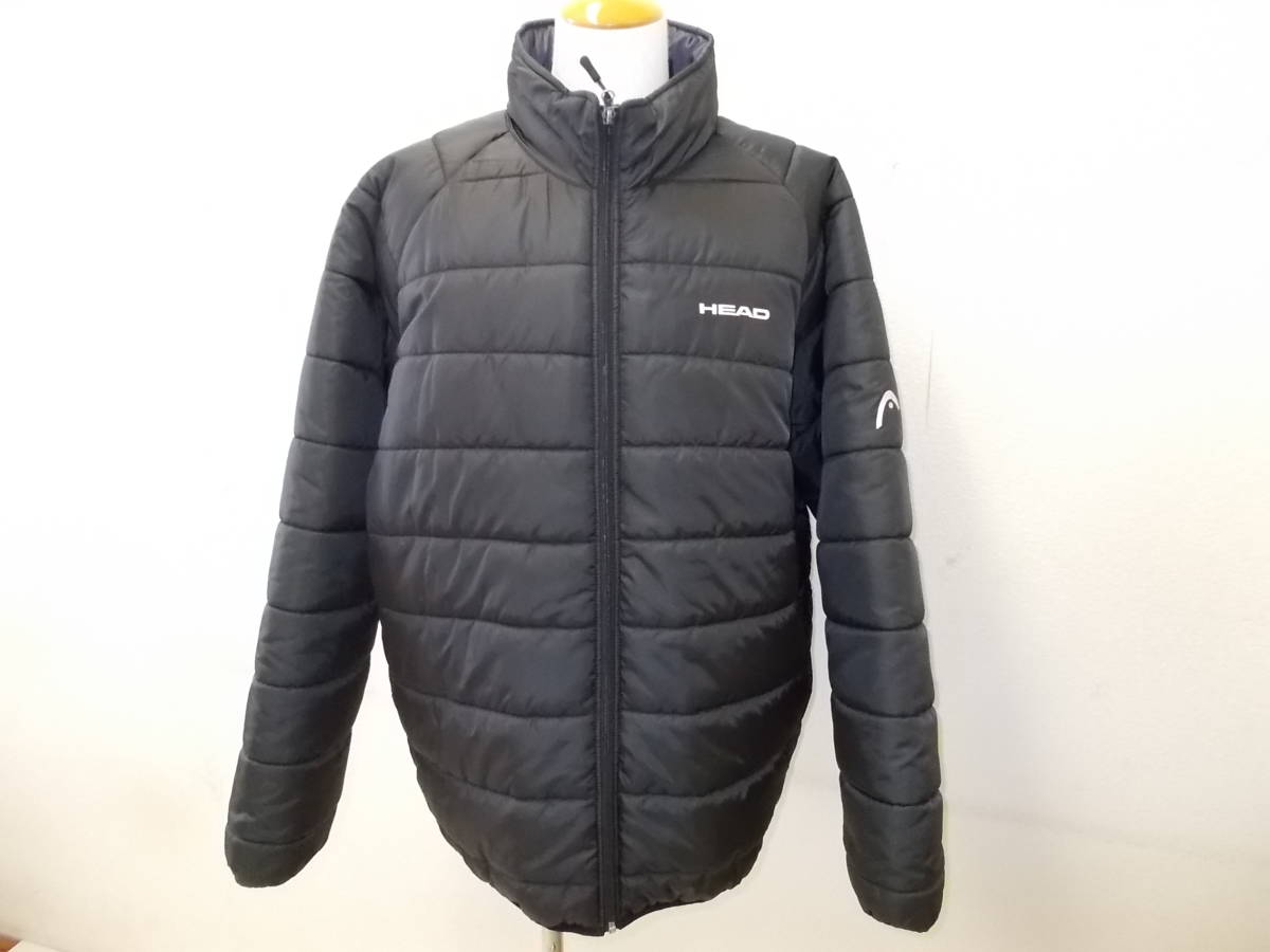 j232 HEAD 撥水加工中綿ジャンパー 大きいサイズ 6L タグ付き 定価8.900+税 黒色 ヘッド 中綿入りブルゾン 3C(XLサイズ ...