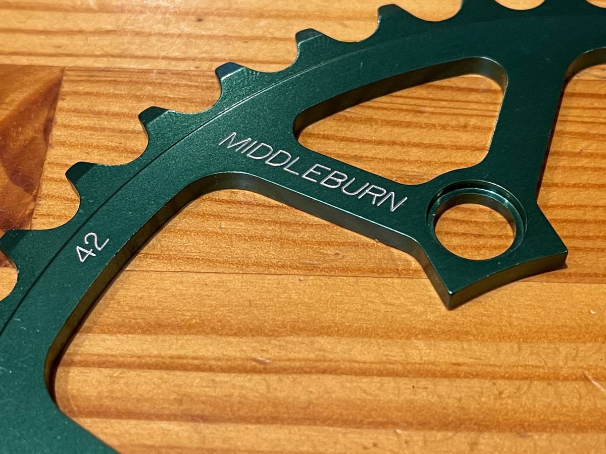 Middleburn ミドルバーン グリーンアルマイト PCD94 42T 品 Made In UK Paul Grafton Kooka Klein Yeti(チェーンリング)｜売買された ...