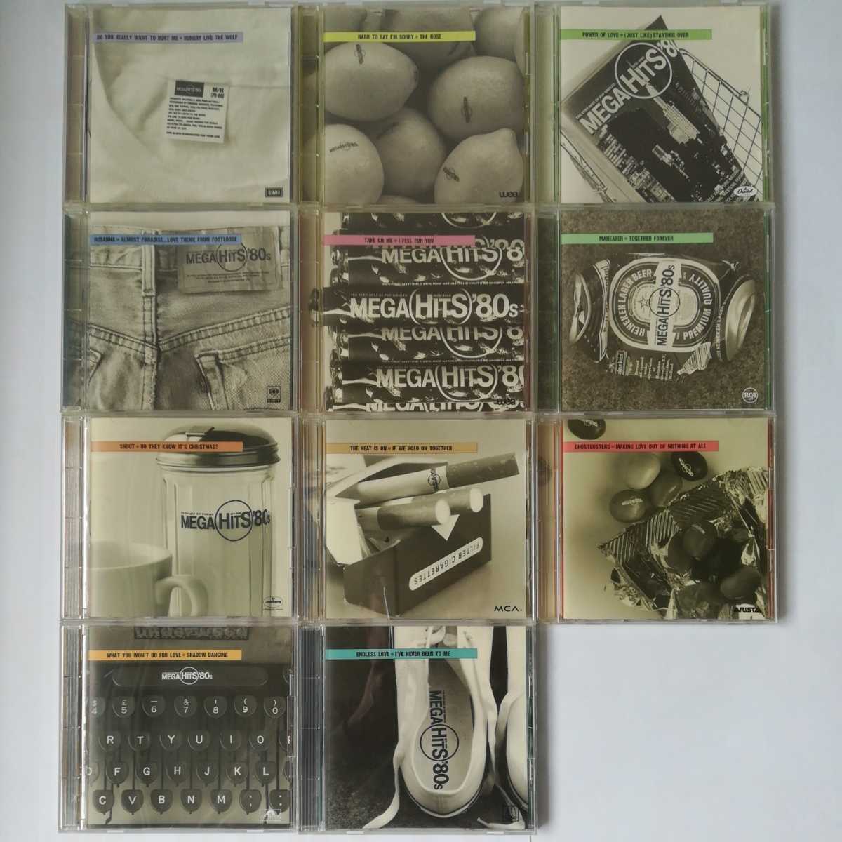 MEGA HITS '80s 1978-1989 The Very Best Of Pop Singles 全11枚 全186曲 80's ...