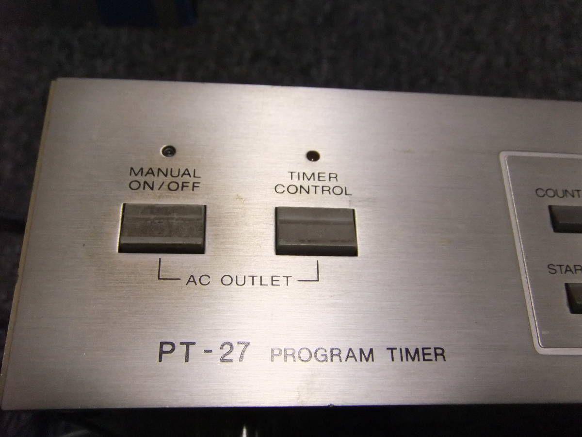 SONY PROGRAM TIMER プログラムタイマー PT-27 通電確認済み 昭和レトロ(オーディオ機器)｜売買されたオークション情報、yahooの商品情報をアーカイブ公開 ...
