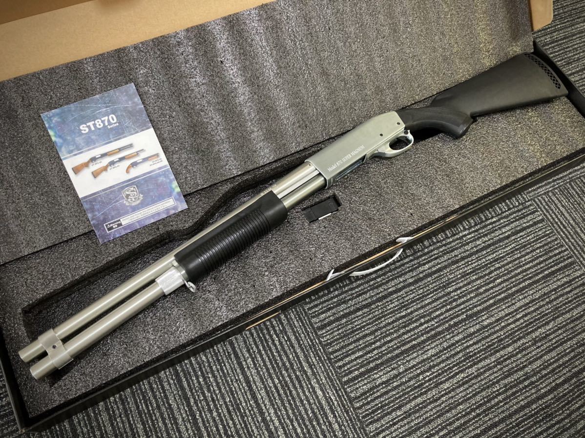 S&T製 Remington M870 Marine Magnum ショットガン 検索：レミントン/エアガン/エアーコッキング/マルゼン ...