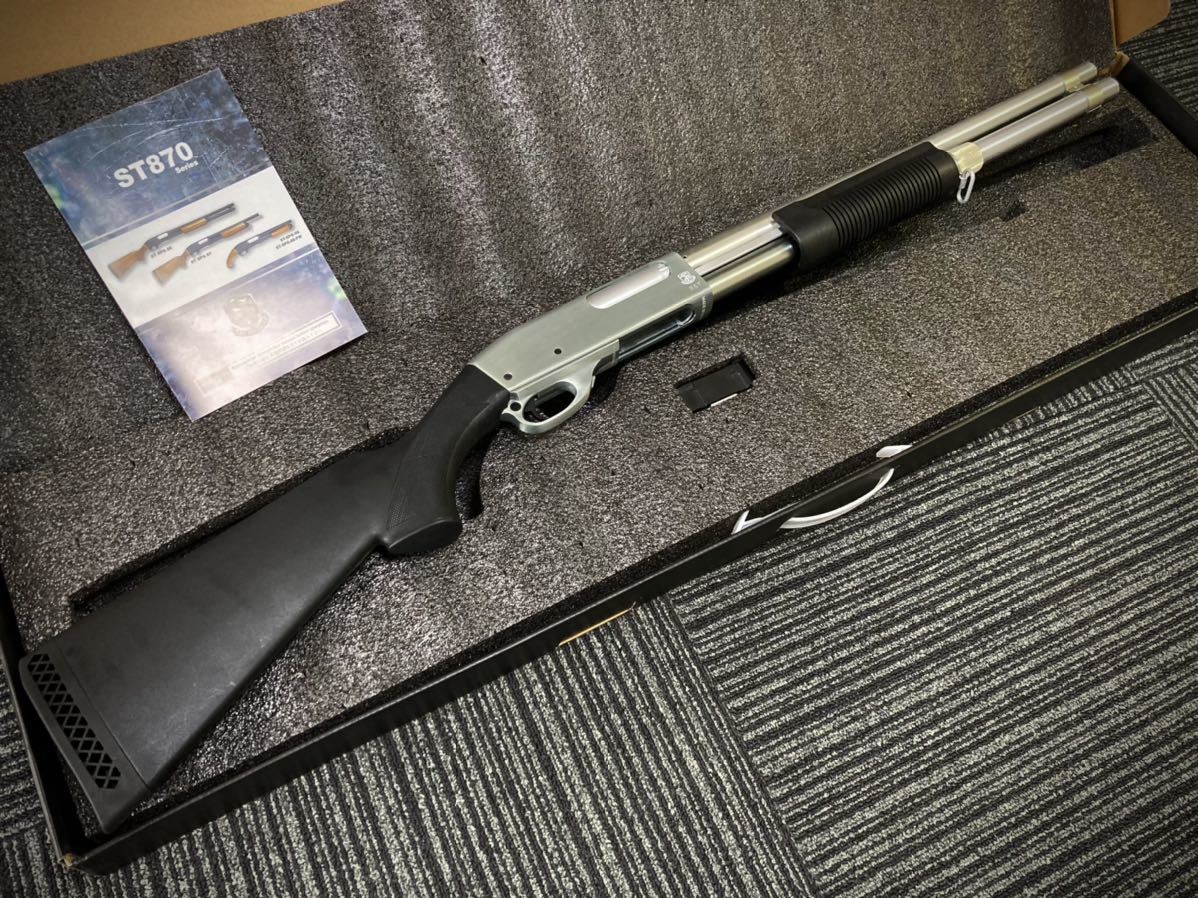 S&T製 Remington M870 Marine Magnum ショットガン 検索：レミントン/エアガン/エアーコッキング/マルゼン ...