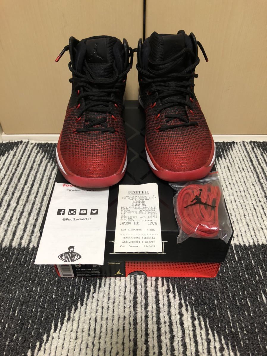 正規品 NIKE AIR JORDAN 31 BRED ナイキ エアジョーダン 1 3 4 5 US9.5 27.5cm(27.5cm)｜売買 ...