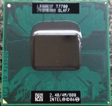 CPU Intel T7700 保証あり グリス付 インテル Core2 Duo Mobile 2.4GHz 動作確認 ＃2(Core2 ...