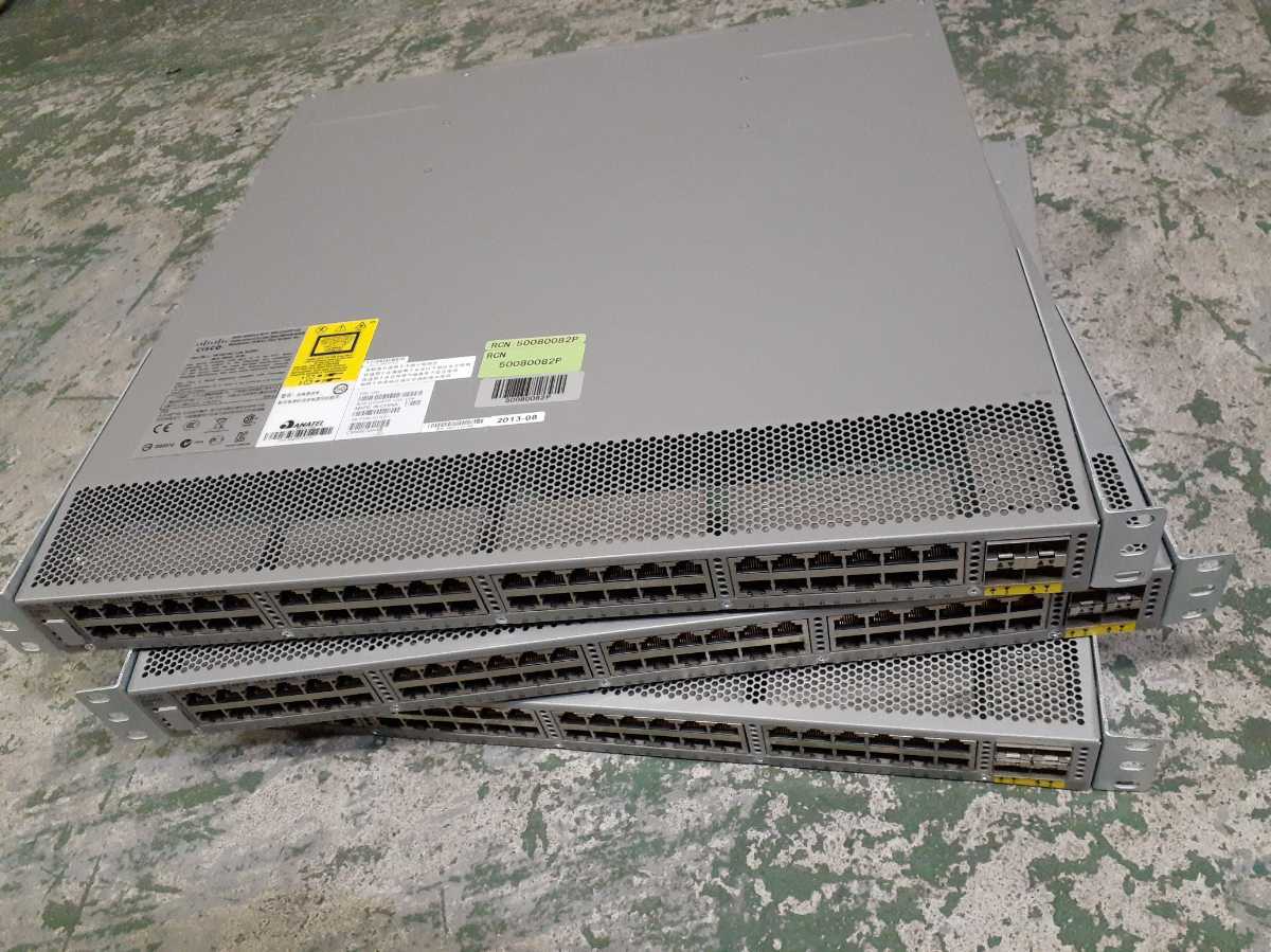 laf Cisco Nexus 2248TP シリーズ 1GE ファブリック エクステンダN2K-C2248TP-1GE V04 3台セット ...