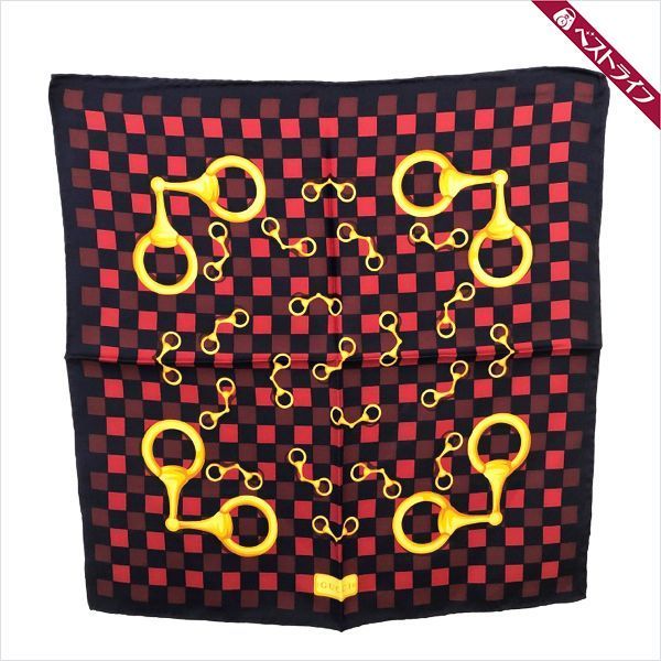 グッチ ホースビット シルク100％ ミニスカーフ ネイビー系 006(服飾小物)｜売買されたオークション情報、yahooの商品情報をアーカイブ公開 - オークファン（aucfan.com）