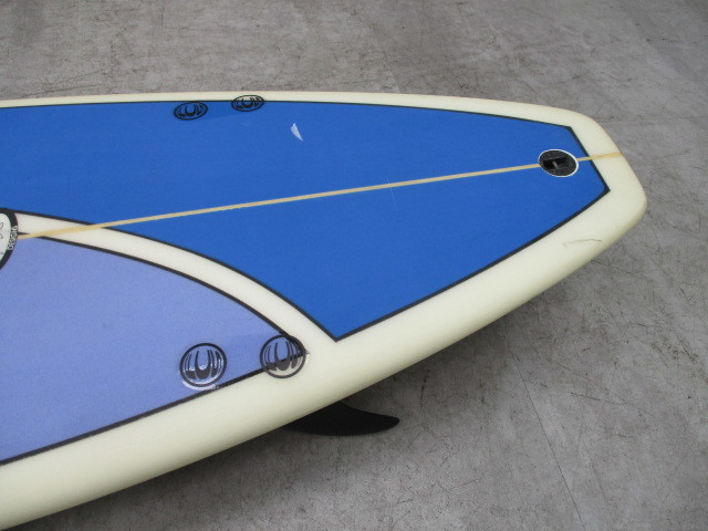 F7817 良品 Rip Curl/リップカール KYM THOMPSON 6.2フィート サーフボード フィン付き ショートボード 横浜市 ...