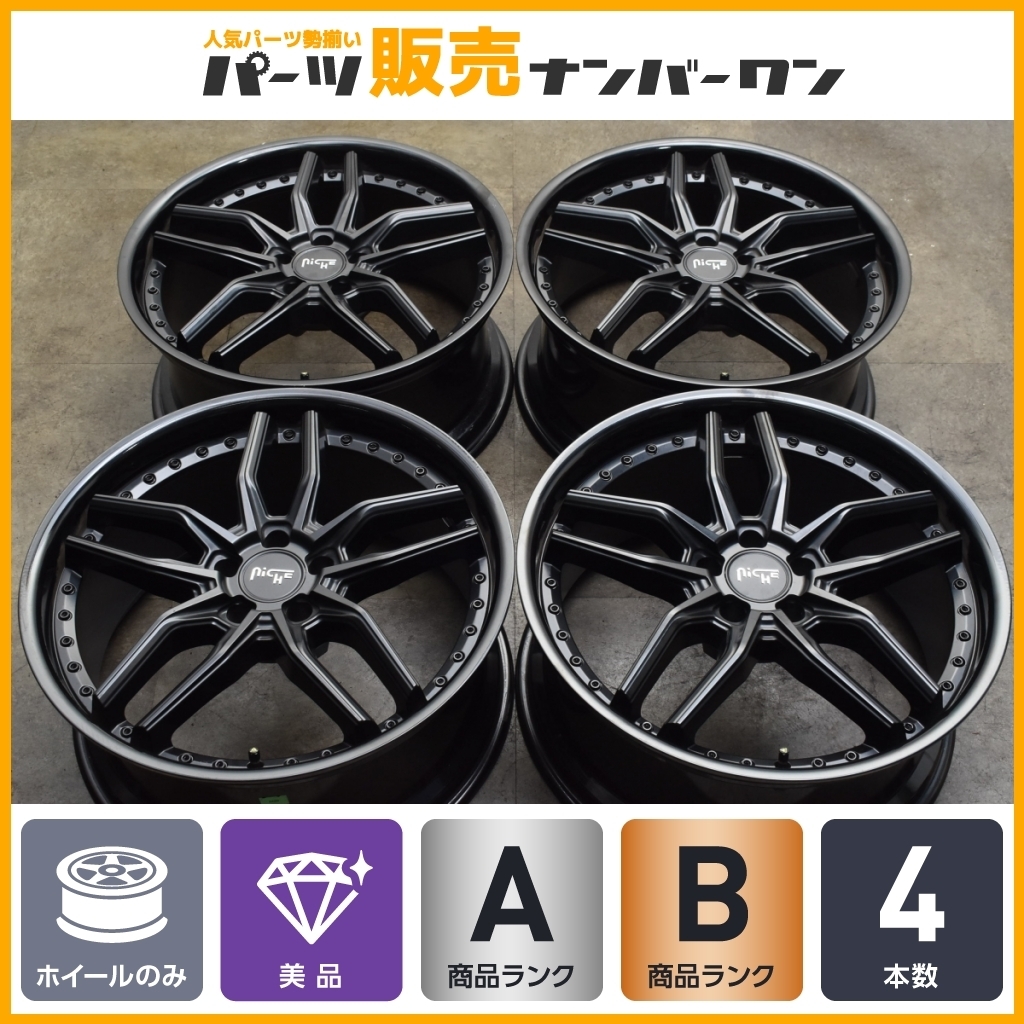 NICHE METHOS M194 20in 9J +25 PCD112 4本 アウディ A3 S3 A4 S4 A5 S5 A6 A7 TT ...