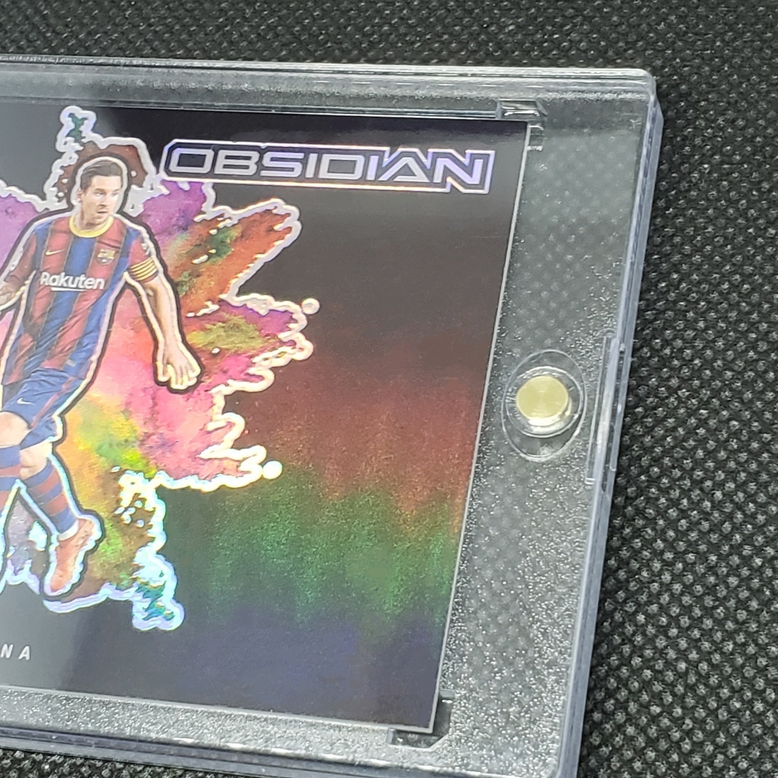 Lionel Messi 2020-21 Panini Obsidian FC Barcelona Black Colorblast MINT ...