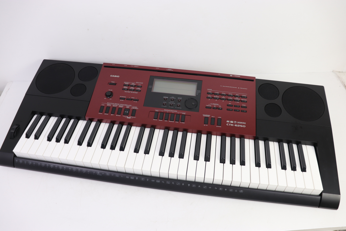 ト葛 CASIO カシオ 電子キーボード CTK-6250 61鍵盤 み CH118CXX74(カシオ)｜売買されたオークション情報 ...