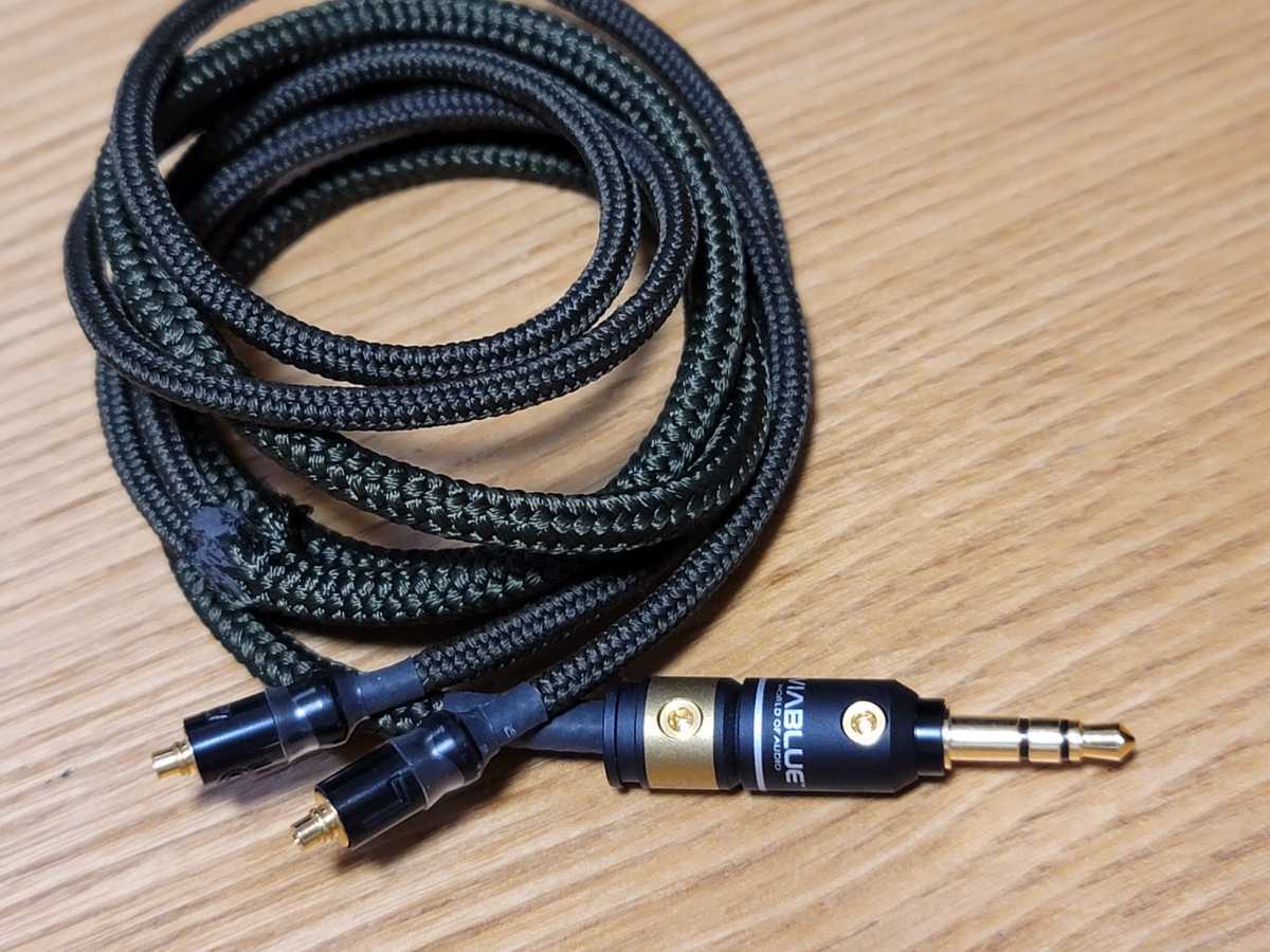 リケーブル 3.5mmステレオ mmcx オーグライン×プラチナ 8N-OFC製 XBA-Z5 IER-Z1R IER-M9 IER-M7 ...