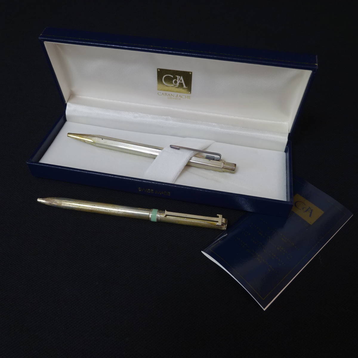 1120482-177 TIFFANY&Co. ティファニー/CARAN dACHE SV925 シルバー925 ボールペン 文房具 ...