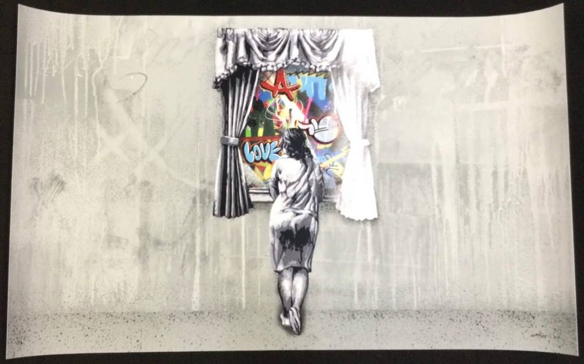 激レア Martin Whatson Figure Girl At The Window PP版 マーティンワトソン 証明書付属 シルク ...