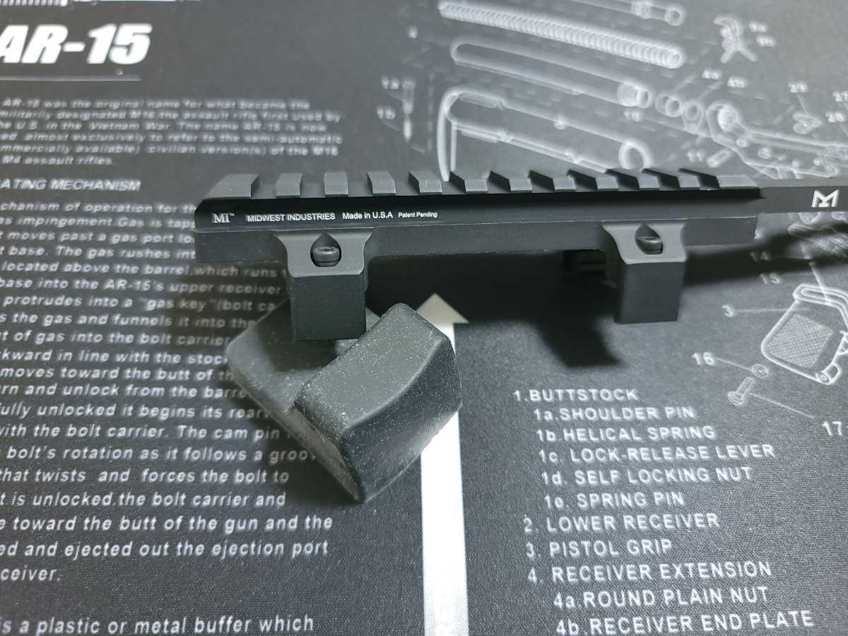 Midwest Industries MP5 and Clones M-Lok トップレール レプリカ vfc we ptw mp5k tw5 ...