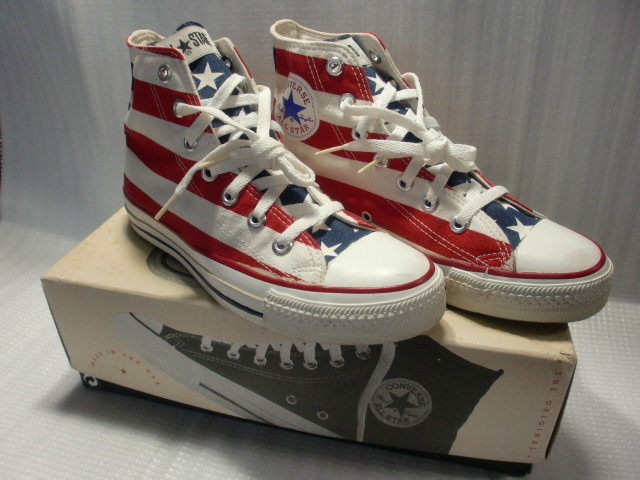 Vintage CONVERSE M8437 STARS ＆BARS Made In U.S.A/コンバース M8437 Made in U ...