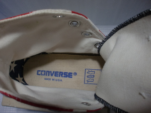 Vintage CONVERSE M8437 STARS ＆BARS Made In U.S.A/コンバース M8437 Made in U ...