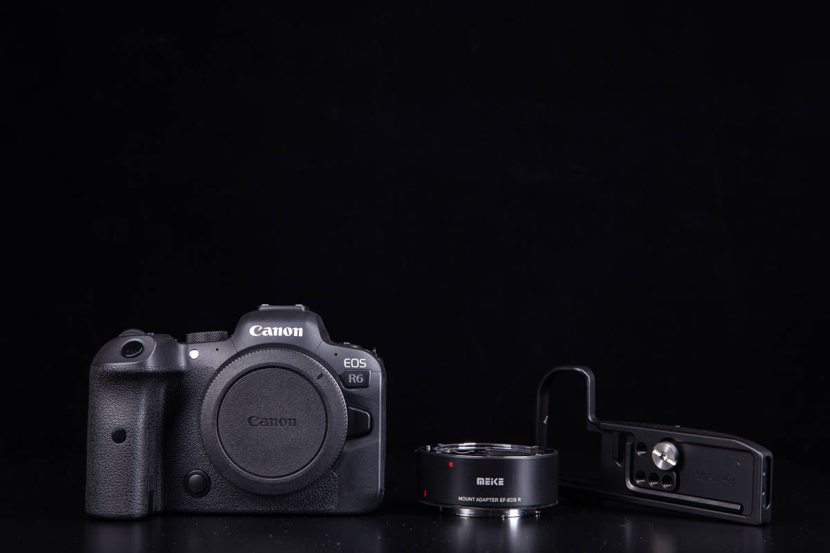 キャノン Canon EOS R6 / Peipro Arca カメラケージ / Akineko ストラップ / Meike EF-EOS R オートフォーカスアダプター(キヤノン)｜売買され ...
