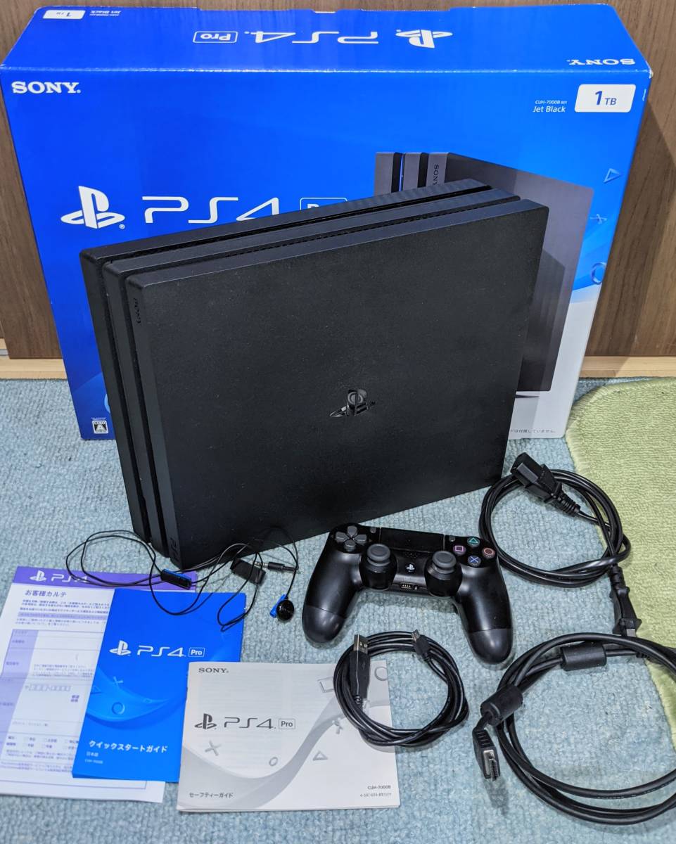 PS4Pro 1TB CUH-7000B プレステ4(PS4本体)｜売買されたオークション情報、yahooの商品情報をアーカイブ公開 - オークファン（aucfan.com）