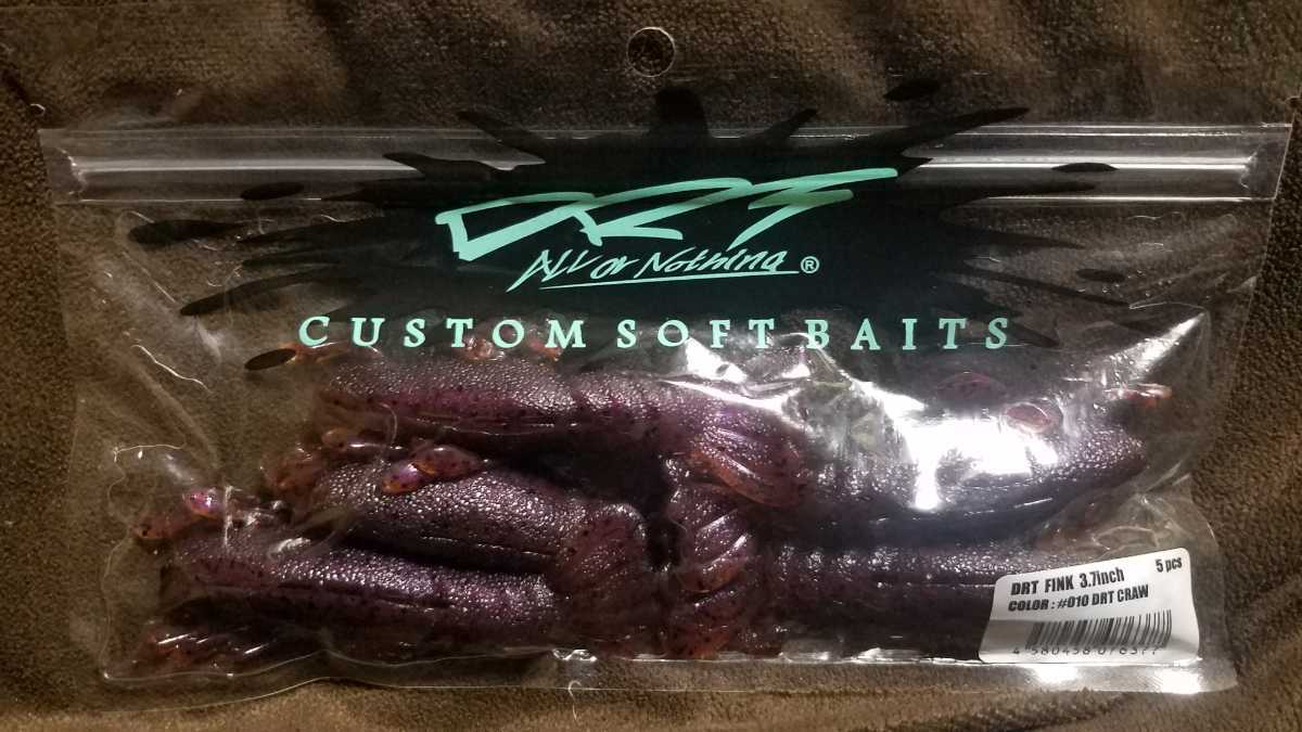 DRT CUSTOM SOFT BAITS DRT FINK 3.7inch division rebel tackles カスタムソフト ...