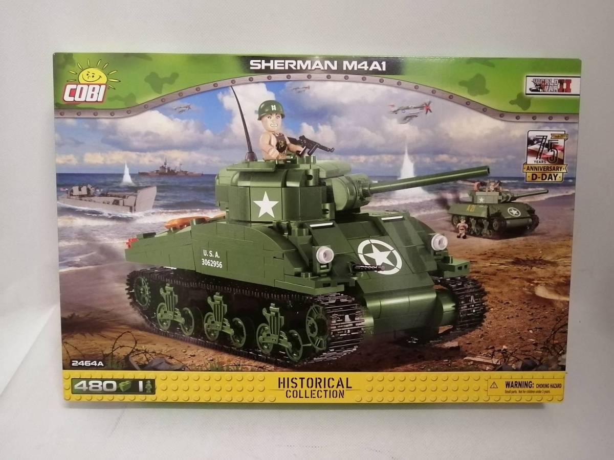 Cobi ミリタリーブロック Historical Collection #2464A シャーマン M4中戦車 SHARMAN M4A1 ...