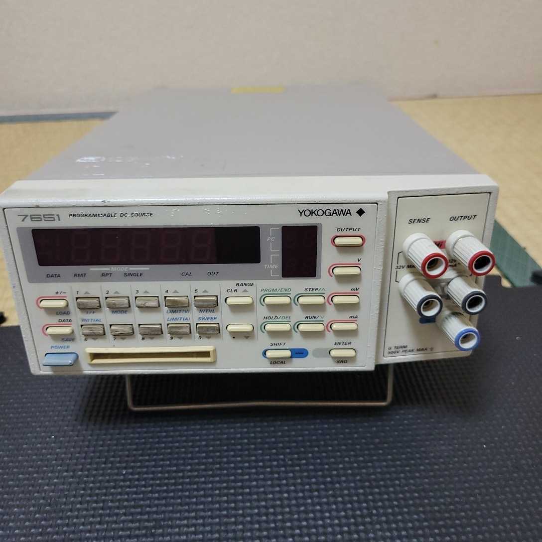 YOKOGAWA 7651 プログラマブル 直流電圧 PROGRAMMABLE DC SOURCE(電気計測器)｜売買されたオークション情報 ...