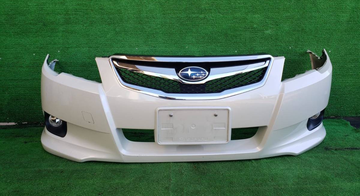 スバル レガシィ BR9 フロントバンパー 37J サテンホワイトパール 2009年(フロント)｜売買されたオークション情報、yahooの商品情報をアーカイブ公開 - オークファン ...