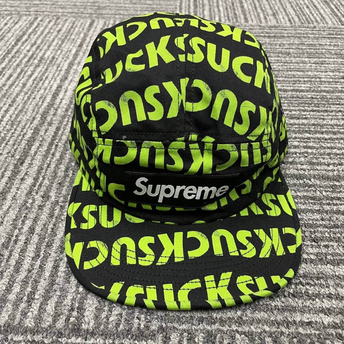 16aw Supreme Suck Camp Cap シュプリーム サック キャンプ キャップ 帽子 ブラック 黒(帽子)｜売買されたオークション情報、yahooの商品情報をアーカイブ公開 ...