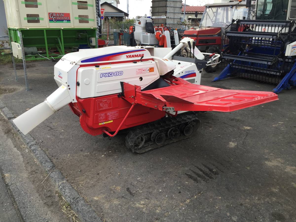 ヤンマー YANMAR ハーベスタ 脱穀機 PKG80 可動品 直接引取り限定(車体)｜売買されたオークション情報、yahooの商品情報をアーカイブ公開 - オークファン（aucfan.com）