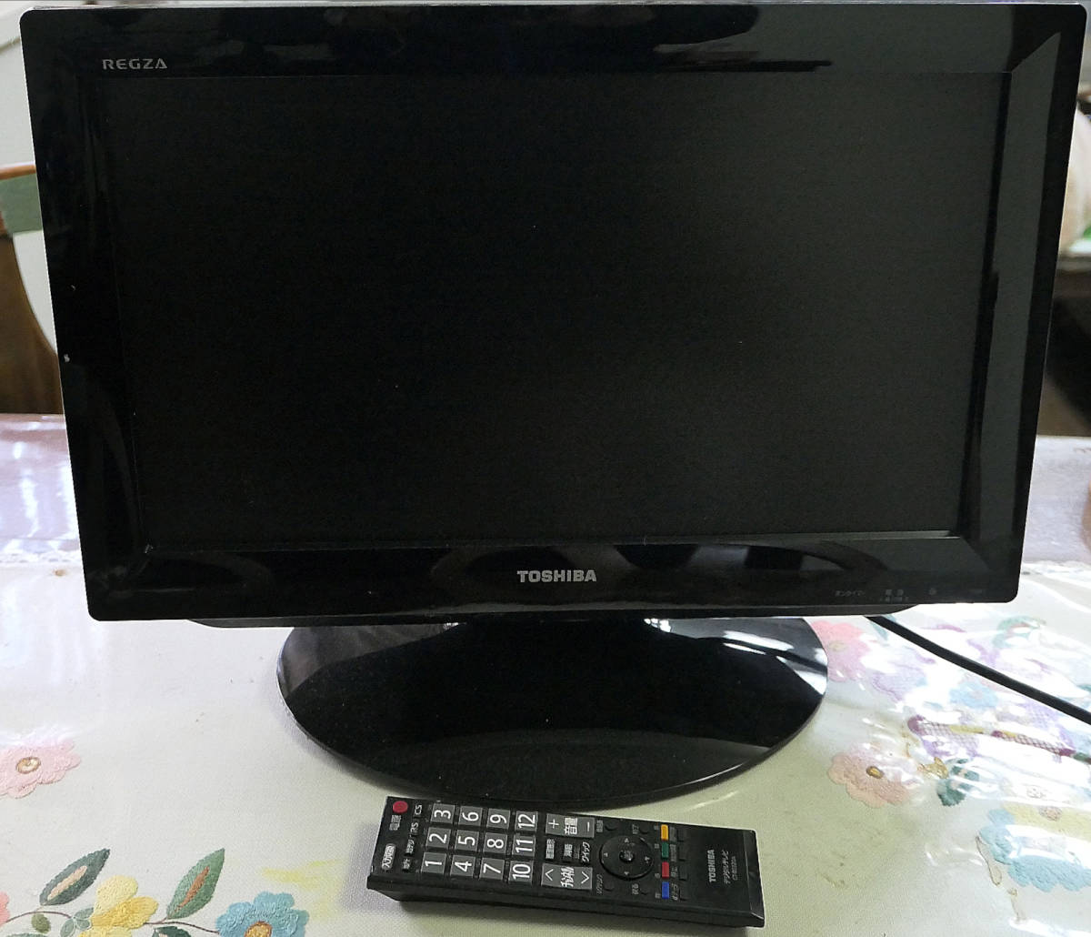 東芝 TOSHIBA 液晶テレビ REGZA レグザ 19A1 K 黒 リモコン付き(液晶)｜売買されたオークション情報、yahooの商品情報 ...