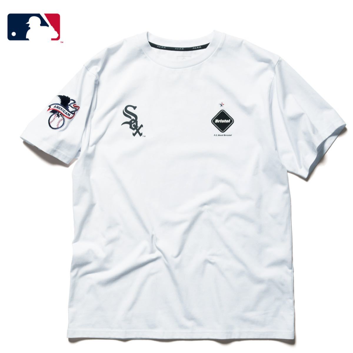 試着のみ 21AW F.C.Real Bristol MLB TOUR MATCH TEE FCRB-212022 CHICAGO WHITE ...