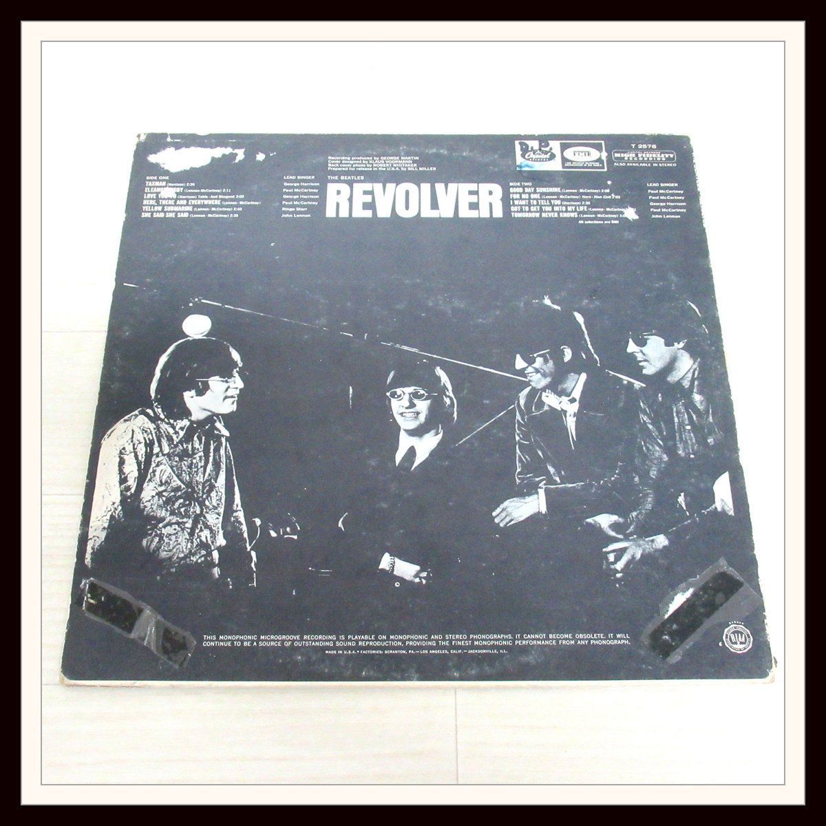 米 BEATLES/REVOLVER/CAPITOL ST-2576/US盤レインボー キャピトルラベル MONO M4 S2(その他)｜売買 ...