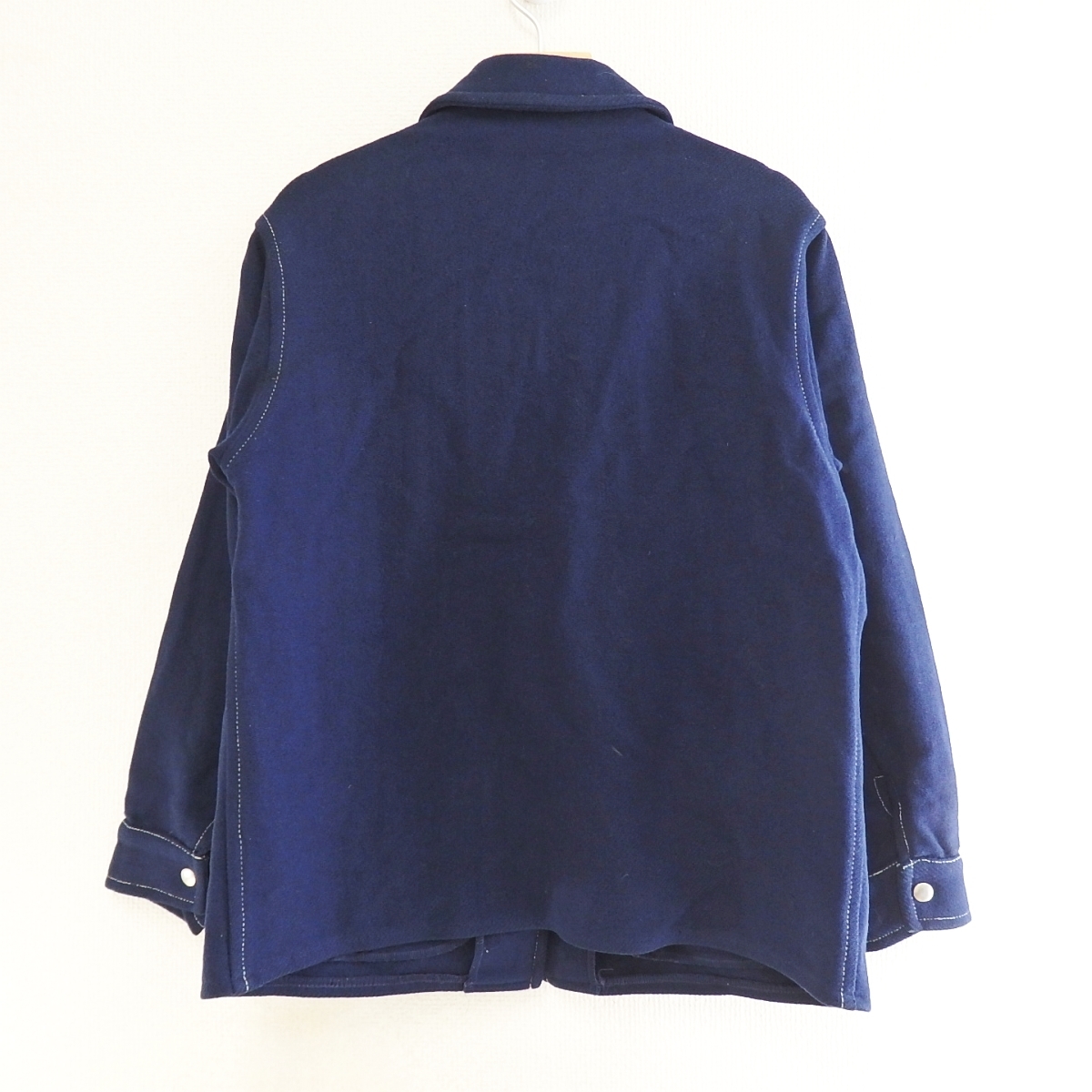 70sヴィンテージ KNOCKABOUTS by PENDLETON ペンドルトン 長袖 ウール シャツ ジャケット 紺 レトロ ビンテージ 古着 CPO レディース(Lサイズ)｜売買された ...