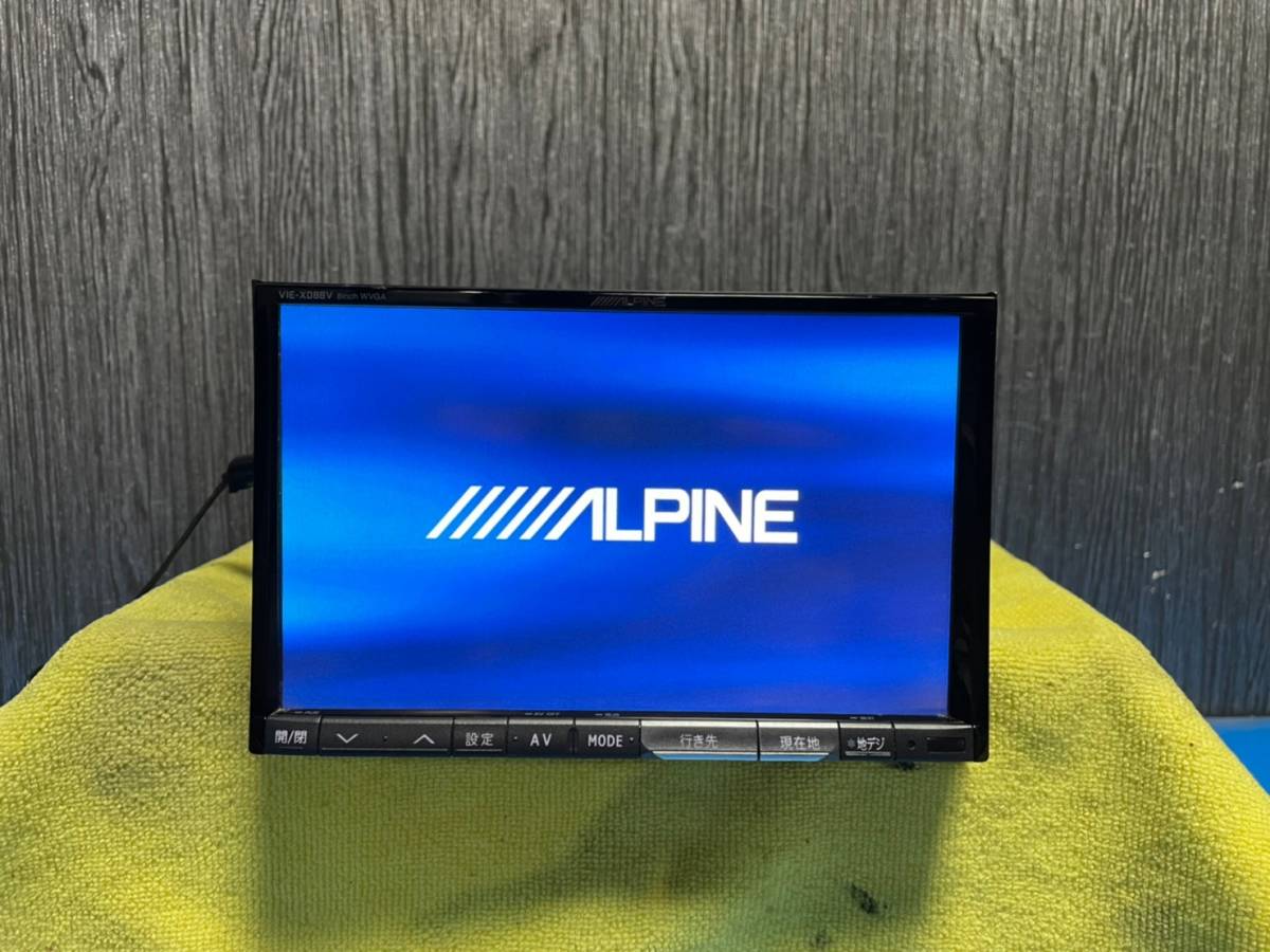 ALPINE アルパイン VIE-X088V HDDナビ フルセグ 地図バージョン X08.007.19.01.00 112012M(HDDナビ)｜売買されたオークション情報、yahooの商品 ...