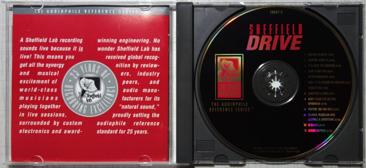 V.A./SHEFFIELD DRIVE CD -Michael Ruff Pat Coil Dave Grusin Harry James ...