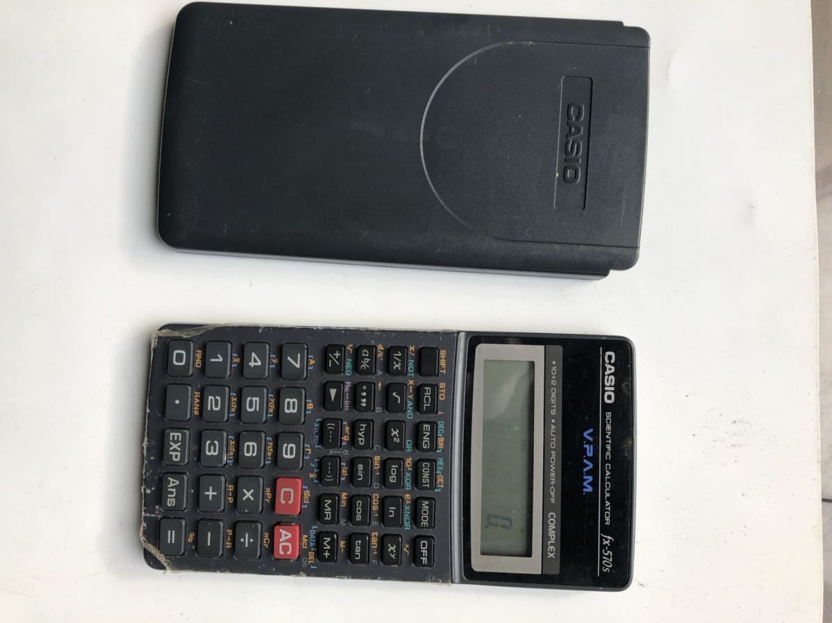 CASIO カシオ 関数電卓 fx-570s(カシオ)｜売買されたオークション情報、yahooの商品情報をアーカイブ公開 - オークファン ...